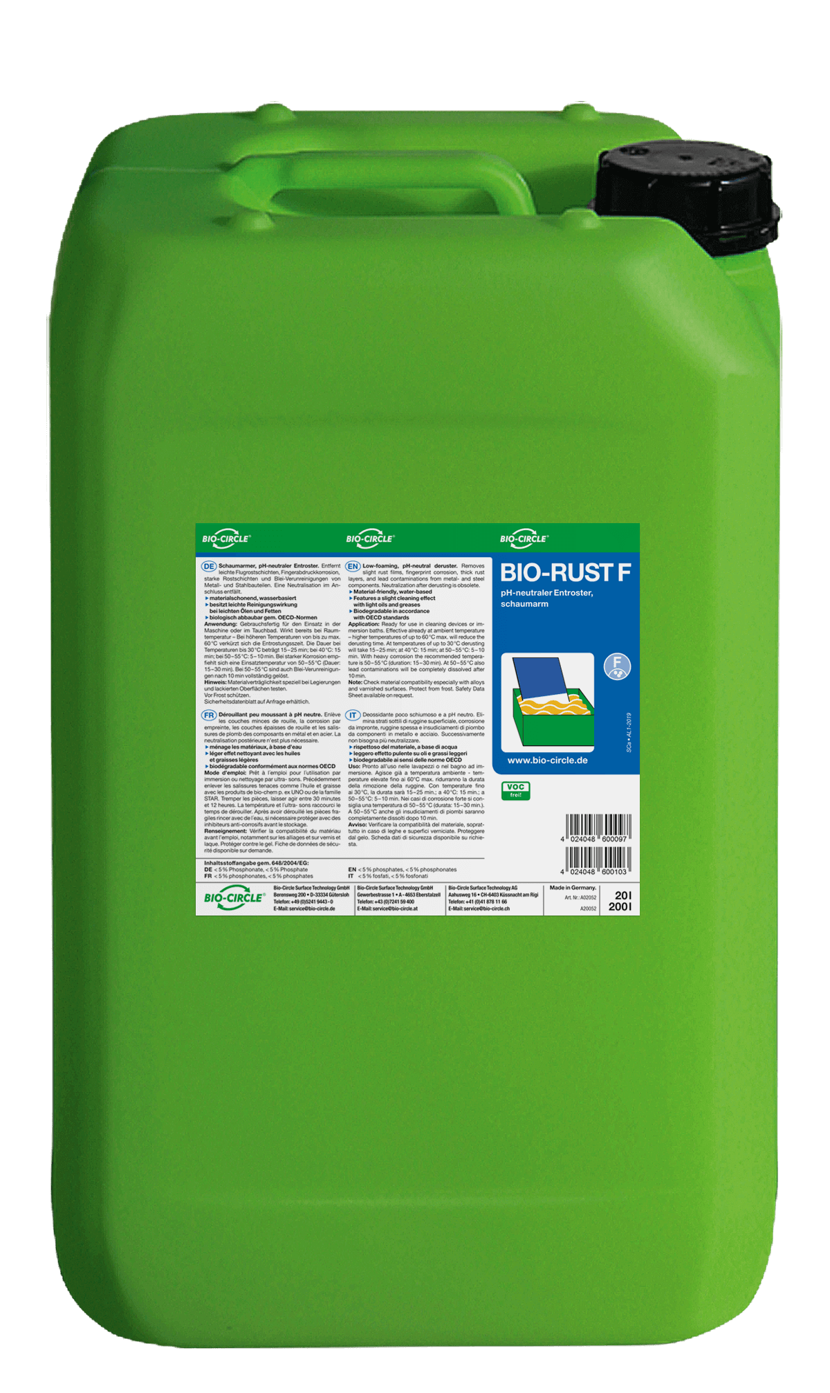 BIO-RUST-F | BIO-RUST-F | Rensning | Automatisk rengøring | Produkter ...